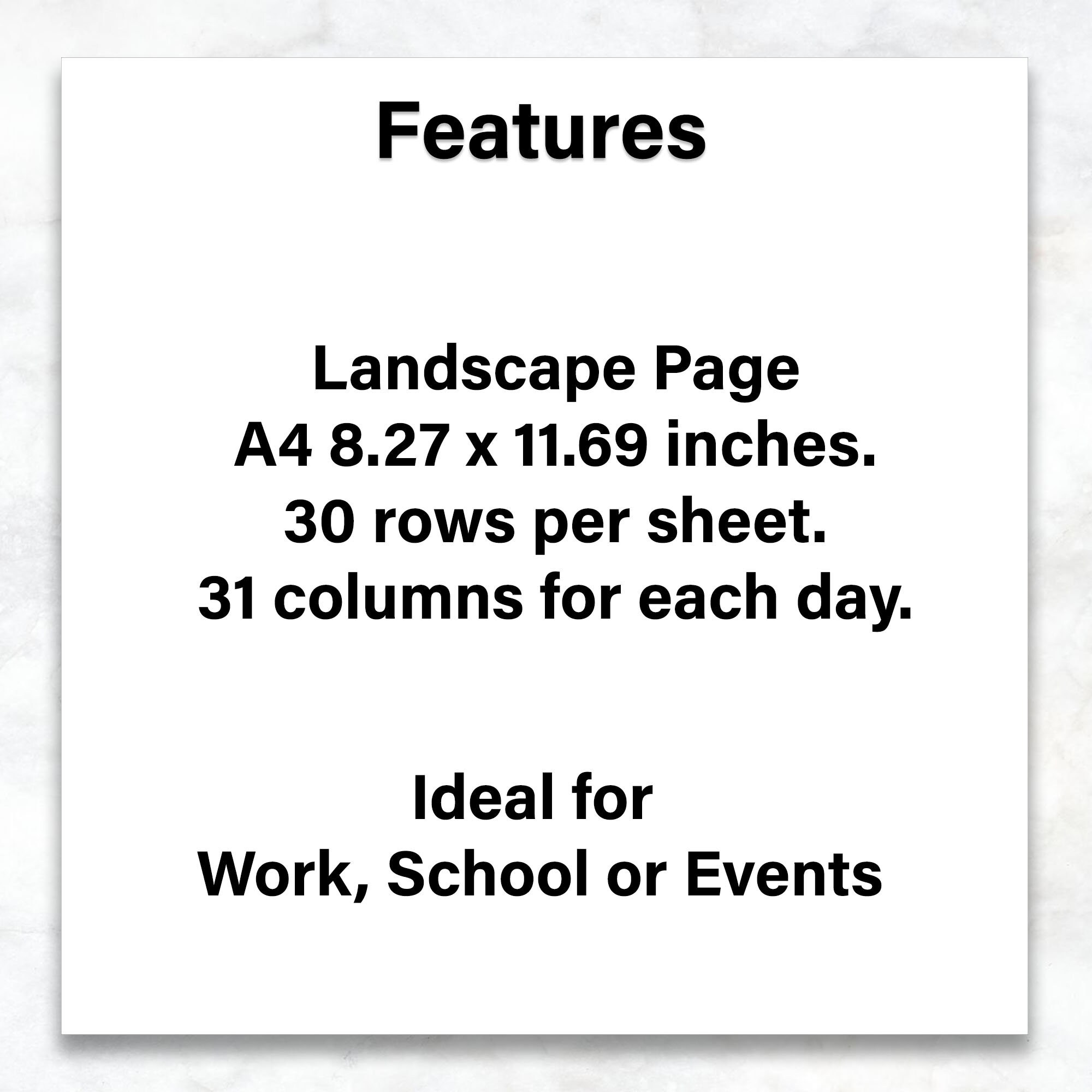 Attendance Record Printable Attendance Sheet Ideal For Etsy attendance-record-printable-attendance-sheet-ideal-for-etsy