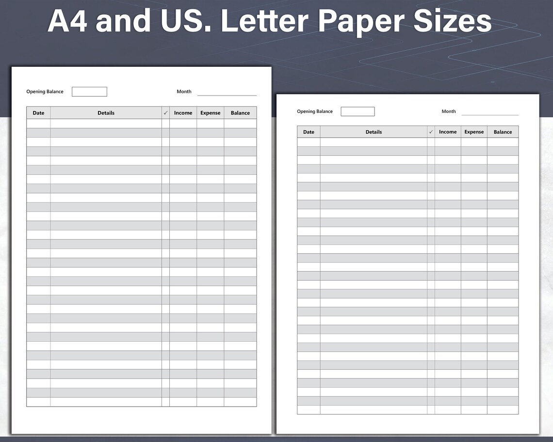 Accounting Ledger, Fillable and Printable Accounts Template, Business ...