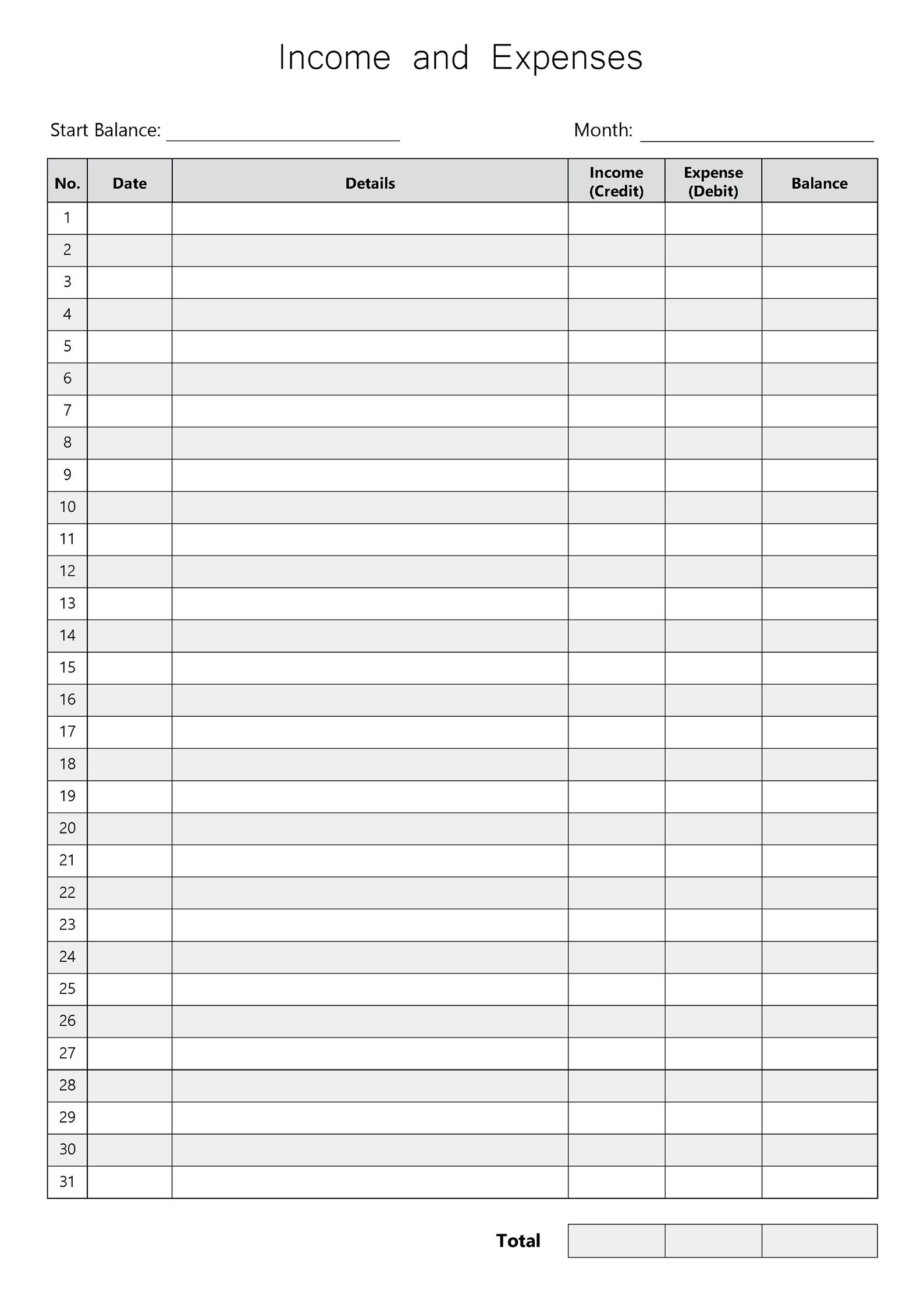 Spending Tracker, Printable Income and Expense Tracker and Finance ...