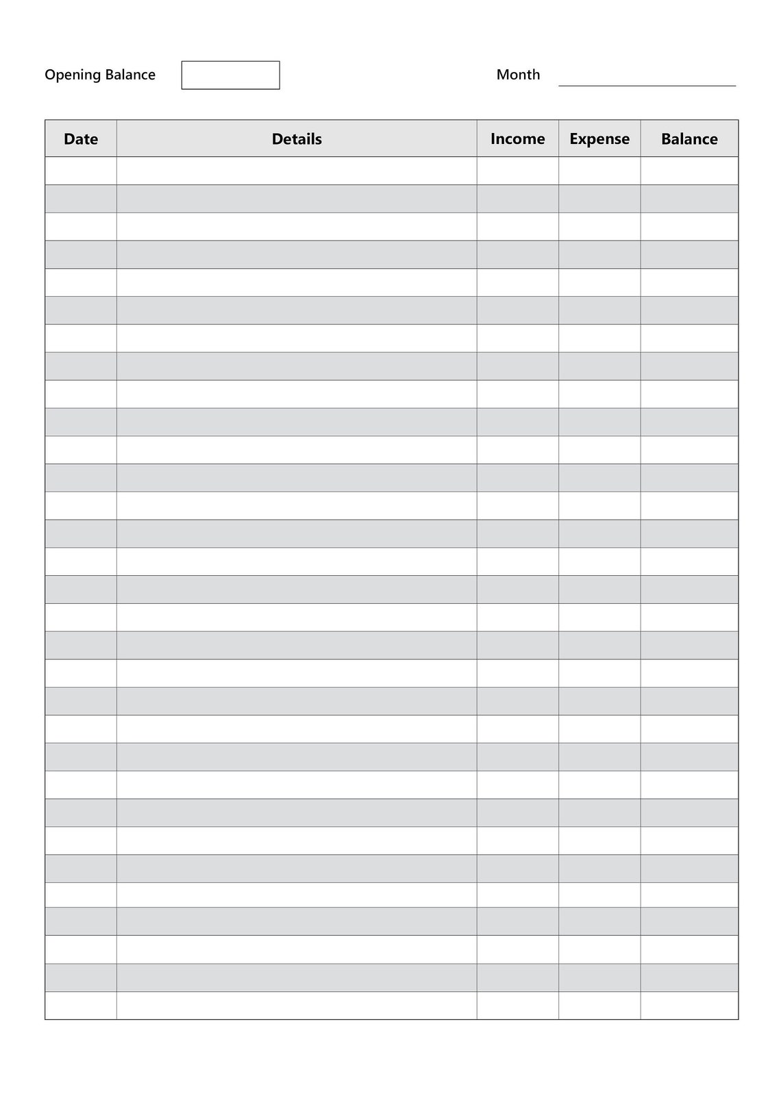 Accounting Ledger, Fillable and Printable Ledger, Money Tracker, Ideal ...