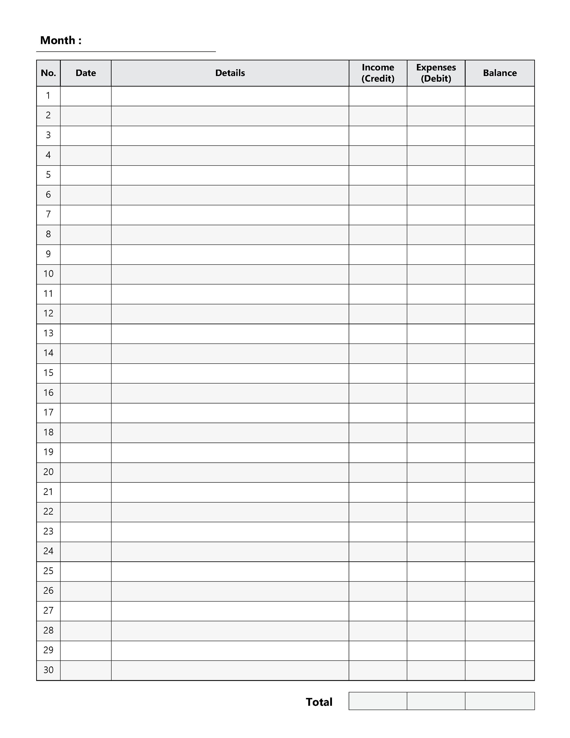 Printable Accounting General Ledger Sheet, Accounting Ledger and Money ...