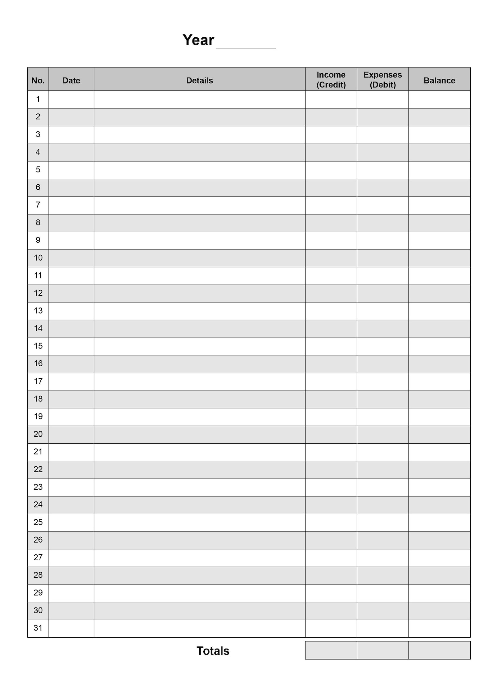 Accounting Ledger and Money Tracker Small Business, Fillable and ...