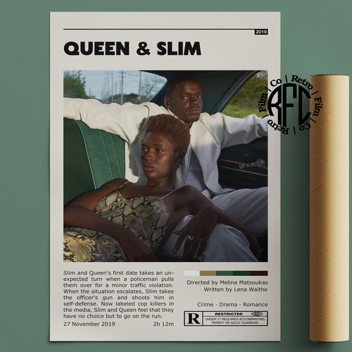 Queen & Slim Movie Poster Glossy High Quality Print Photo Art - Etsy