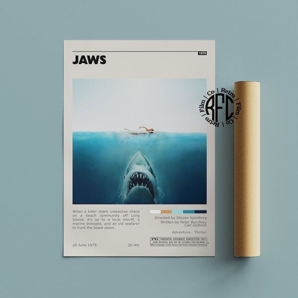 Jaws Poster - Etsy