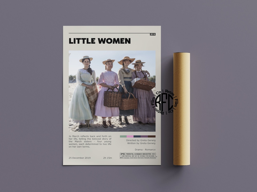 Little Women Retro Vintage Poster Minimalist Movie Poster Retro Vintage ...