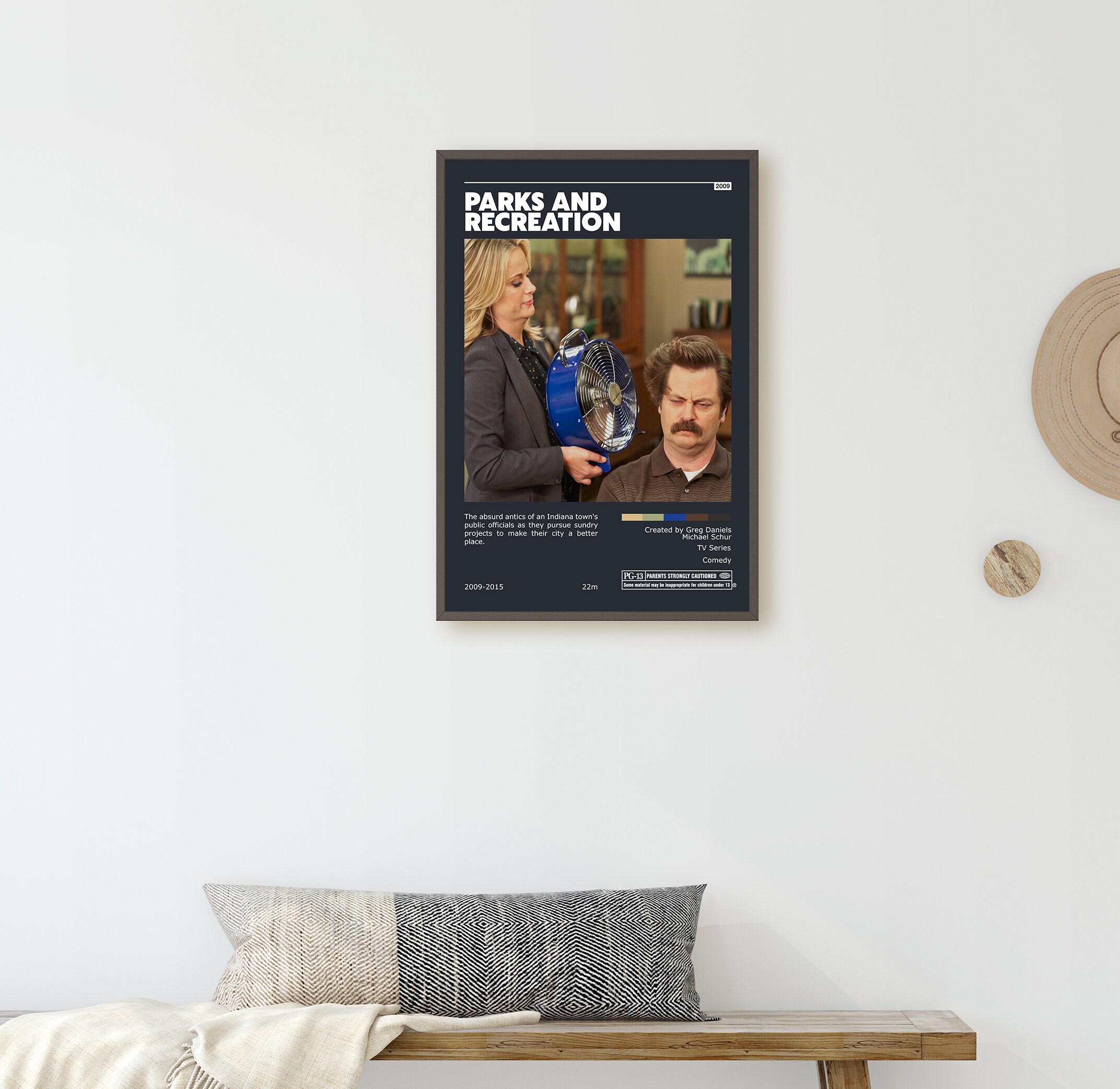 Parks and Recreation Retro Movie Poster Print Minimalist - Etsy