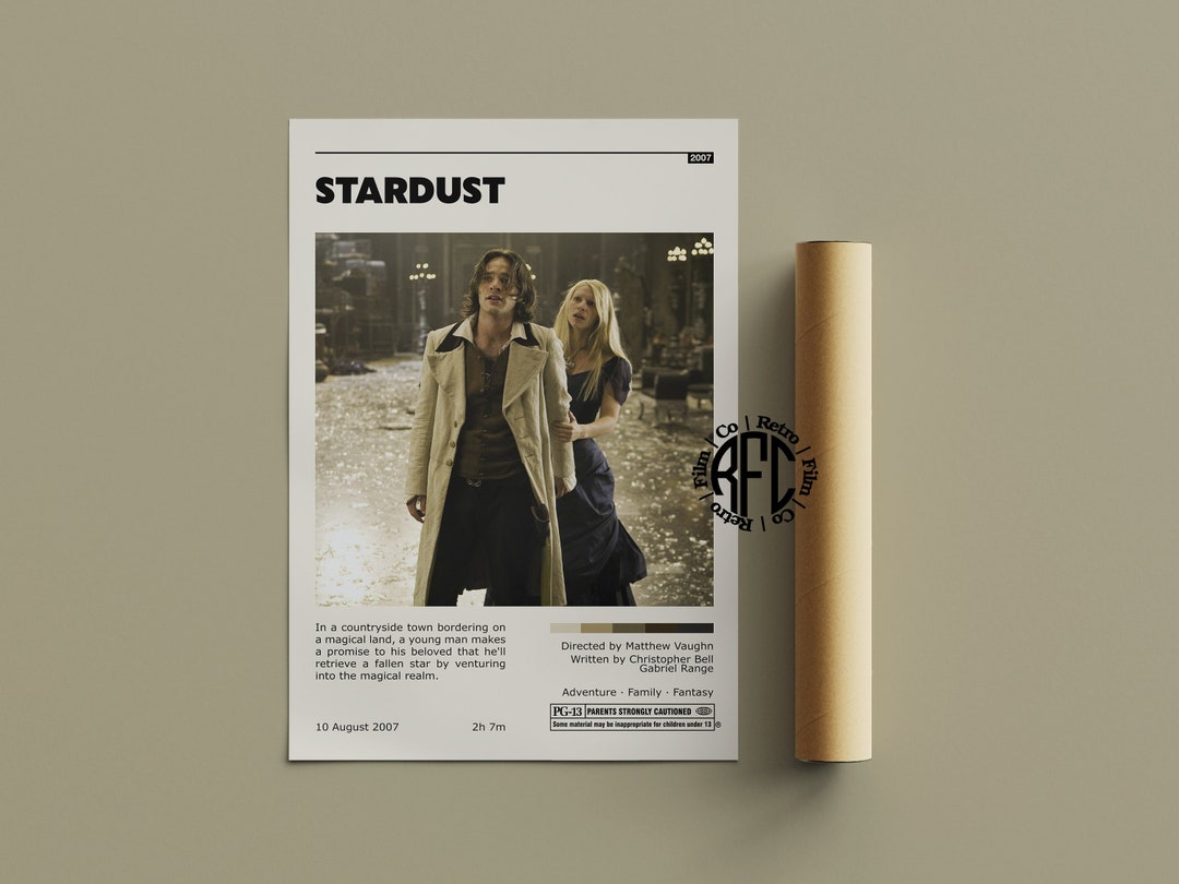 Stardust Retro Movie Poster Print Minimalist Movie Poster Retro Vintage ...