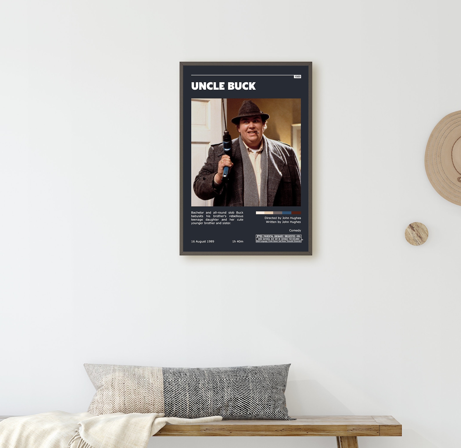 Uncle Buck Retro Movie Poster Print Minimalist Movie Poster - Etsy