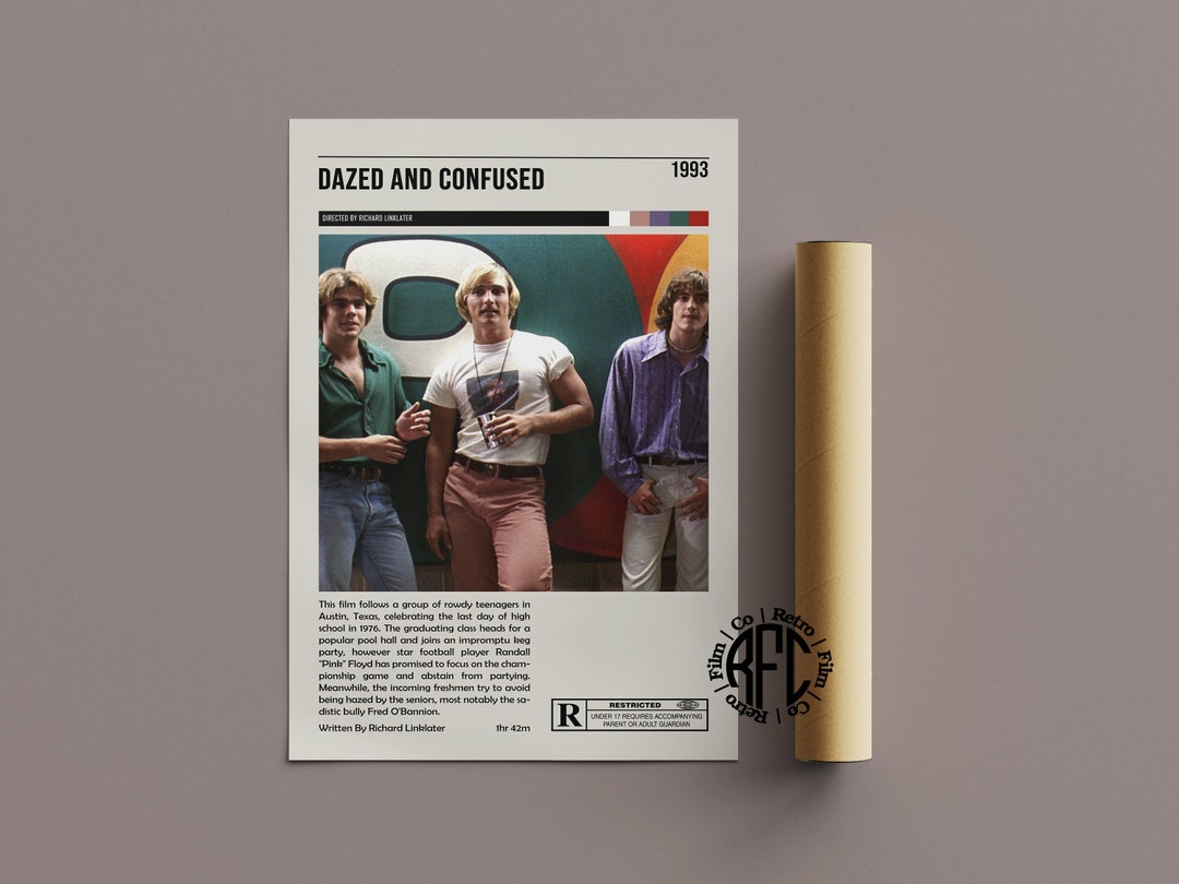 Dazed and Confused Retro Vintage Poster Dazed and Confused Poster Retro ...