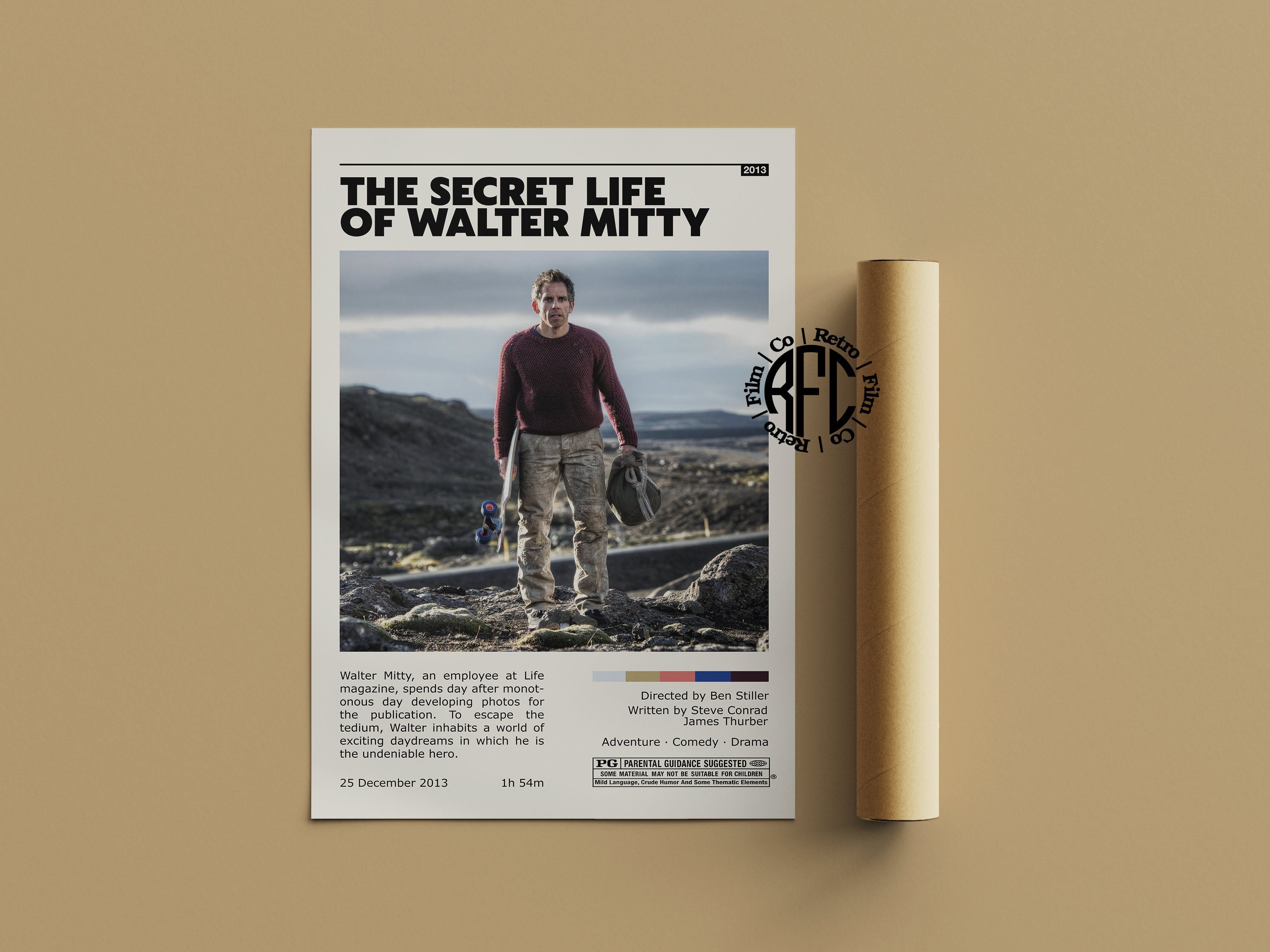 The Secret Life Of Walter Mitty Movie Poster