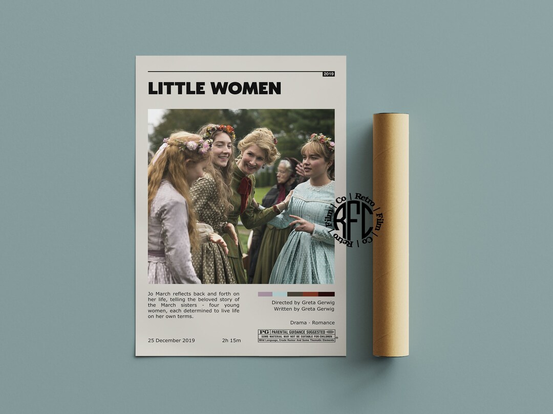 Little Women Retro Vintage Poster Minimalist Movie Poster Retro Vintage ...