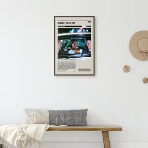 Beverly Hills Cop Retro Vintage Poster Beverly Hills Cop Poster Retro ...