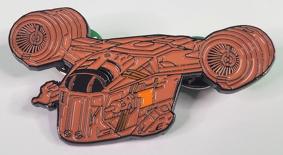 The Mandalorian's Razor Crest Ship Enamel Pin - Etsy