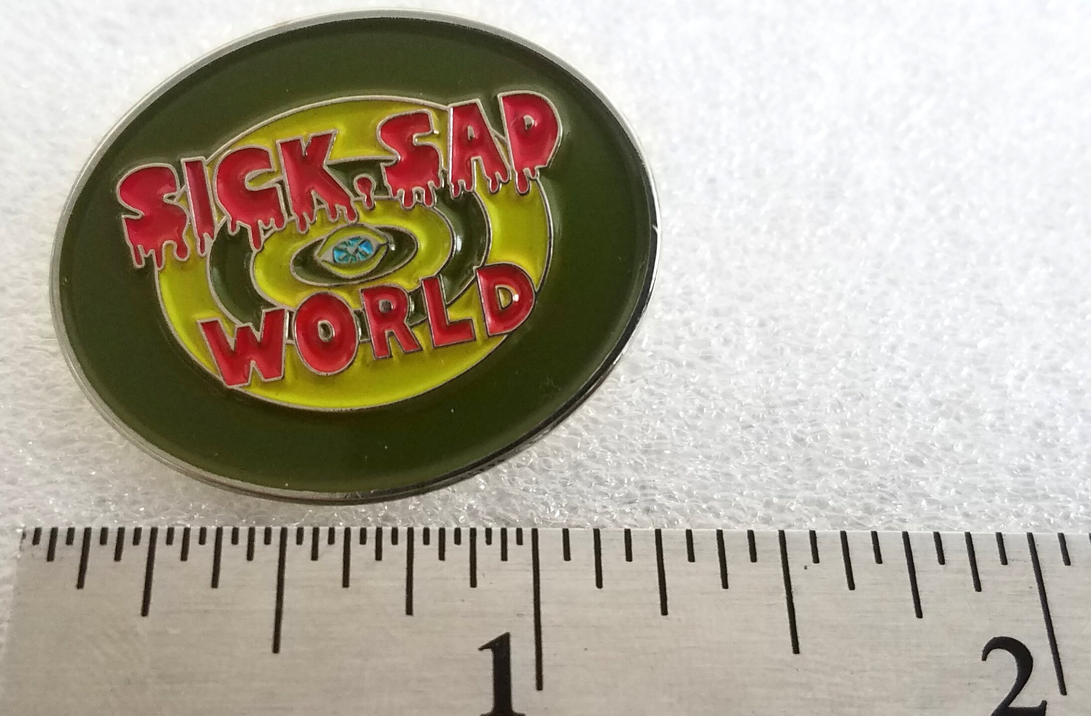 MTV - Daria - Sick Sad World Logo Pin - Etsy