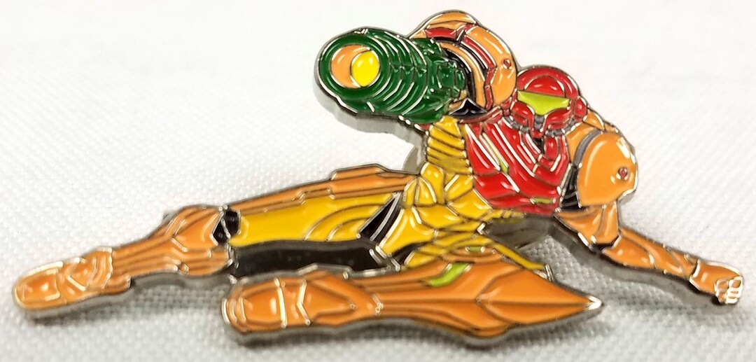 Samus Aran - Metroid Pin - Etsy