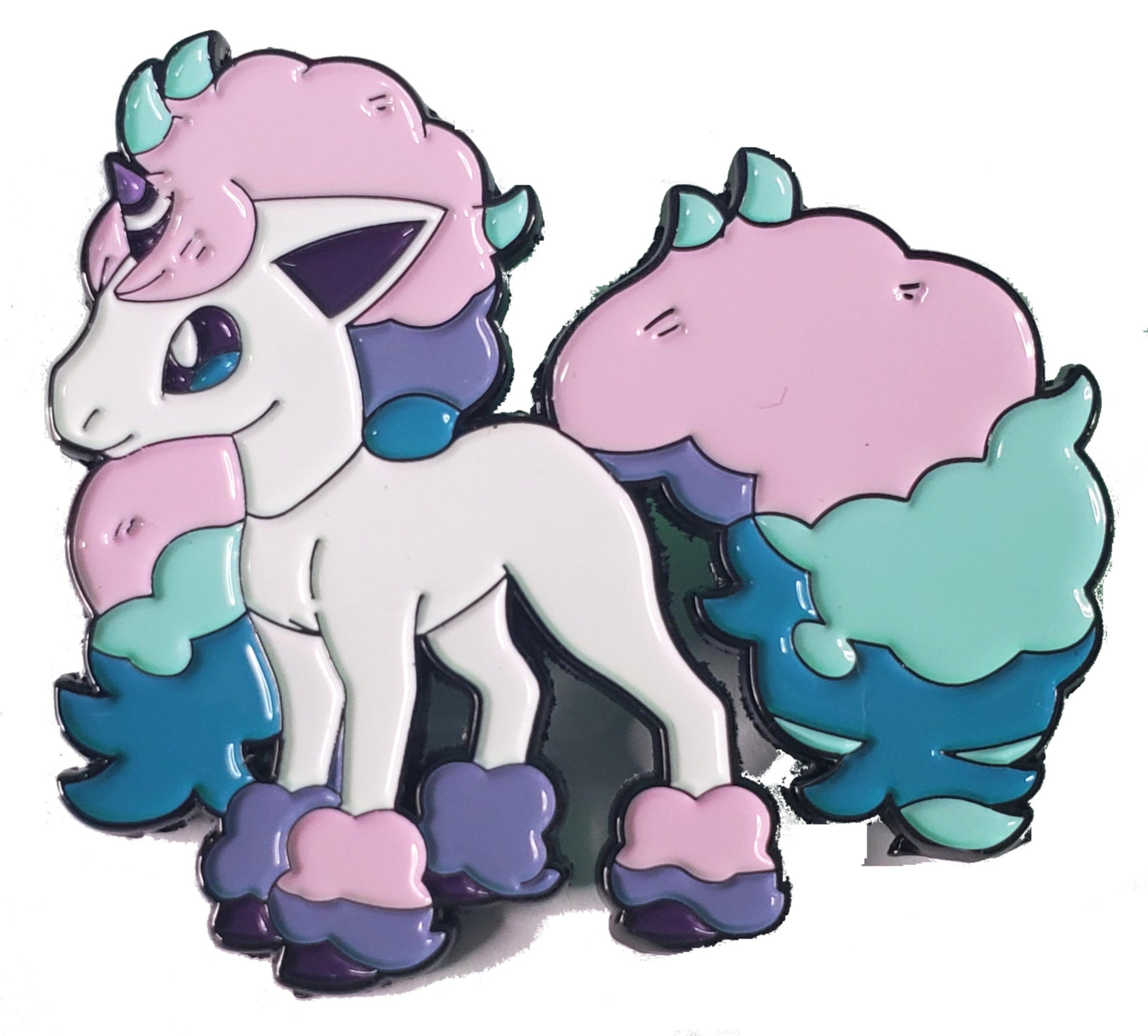 Galarian Ponyta Soft Enamel Pin - Etsy