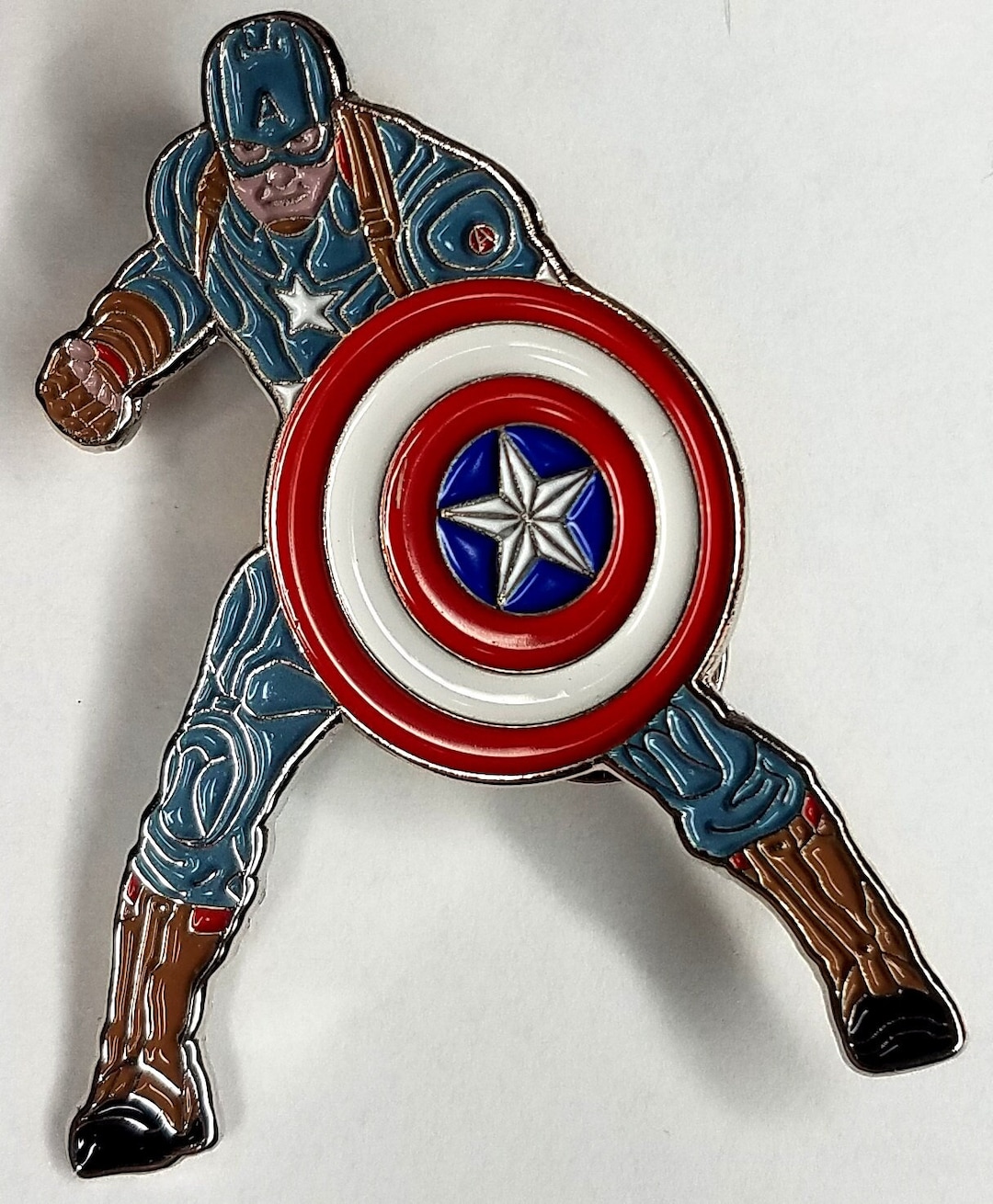Marvel MCU - Captain America Character (steve Rodgers) Pin - Etsy