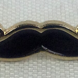 Gentleman's Mustache Lapel Pin - Etsy