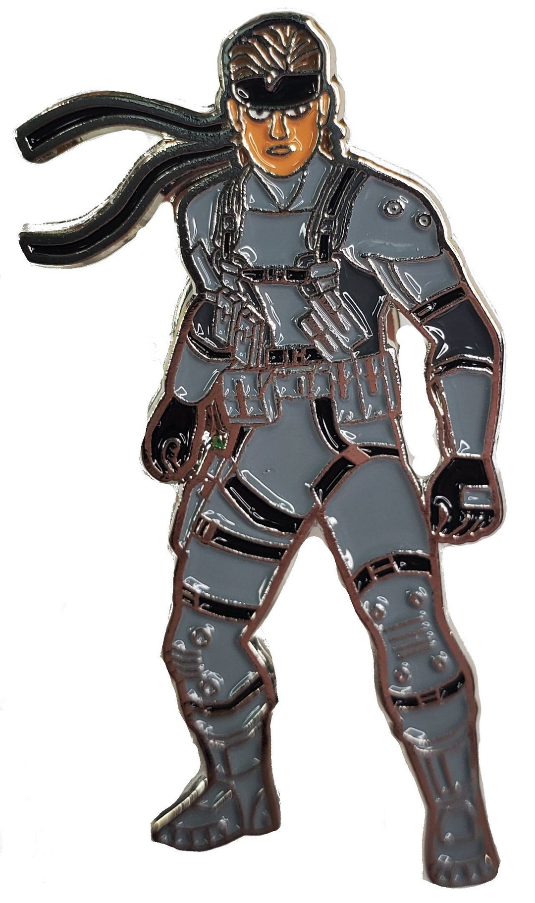 Metal Gear - Solid Snake Pin Konami - Etsy