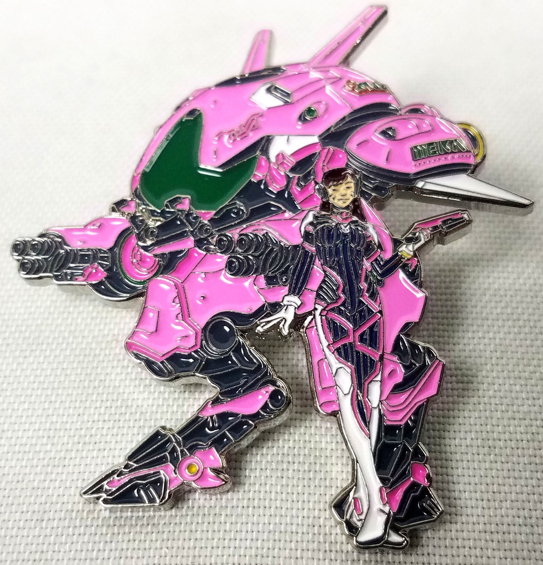 Blizzard Entertainment OVERWATCH D.VA and MEKA Soft Enamel Pin - Etsy