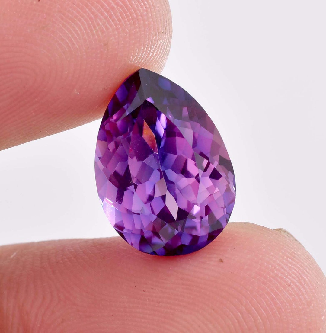 14 X 12 MM Bi-color Purple Blue Java Plum Sapphire 13.10 Ct Loose ...