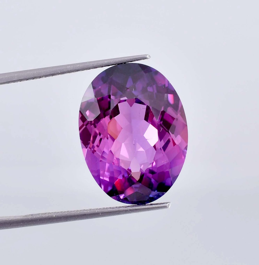 17 X 13 MM Bi-color Purple Blue Java Plum Sapphire 16.60 Ct Loose ...