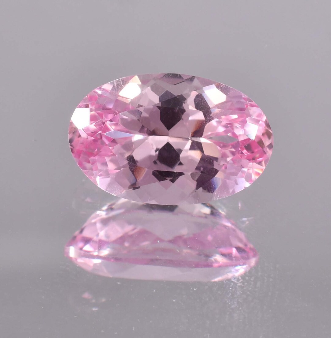 14 X 9 MM Flawless 7.40 Ct Bi-color Padparadscha Sapphire (GIT ...