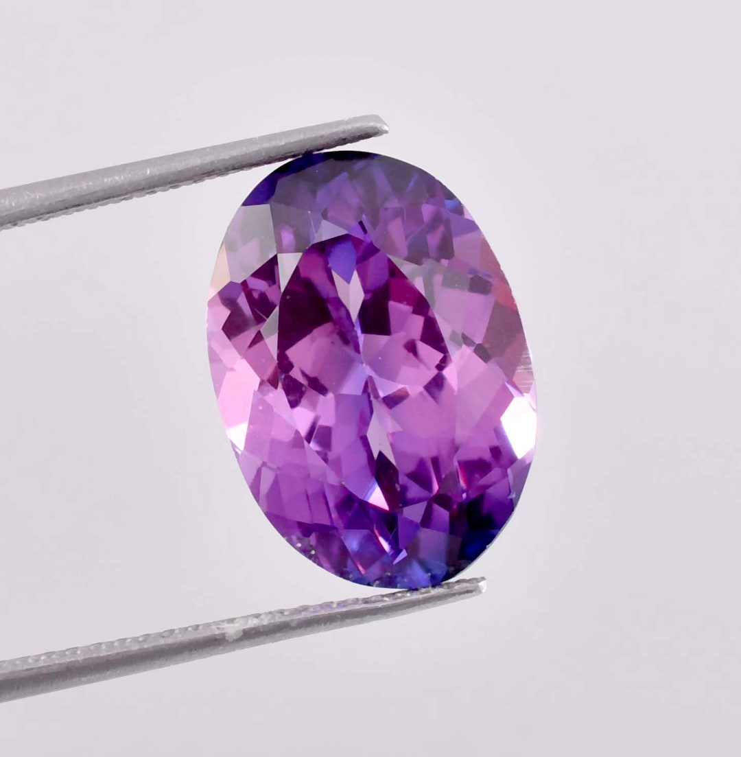 14 X 10 MM Bi-color Purple Blue Java Plum Sapphire 9.15 Ct Loose ...