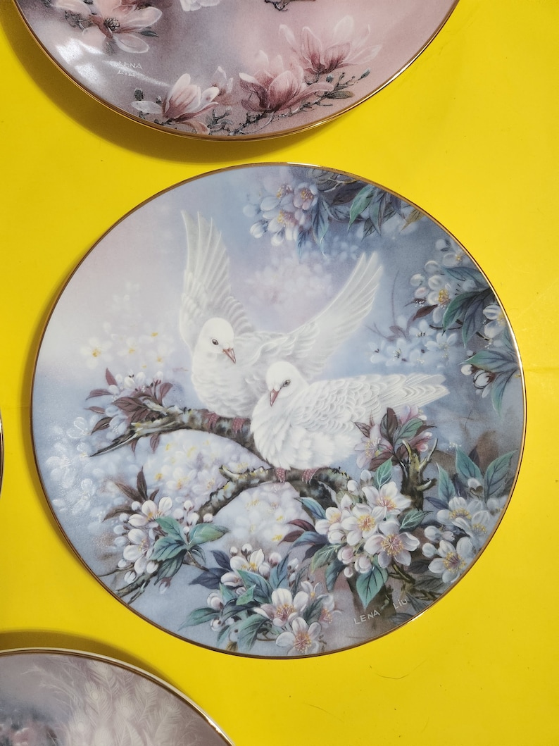 Various Bird Plates by Artist Lena Liu **free Shipping** - Etsy