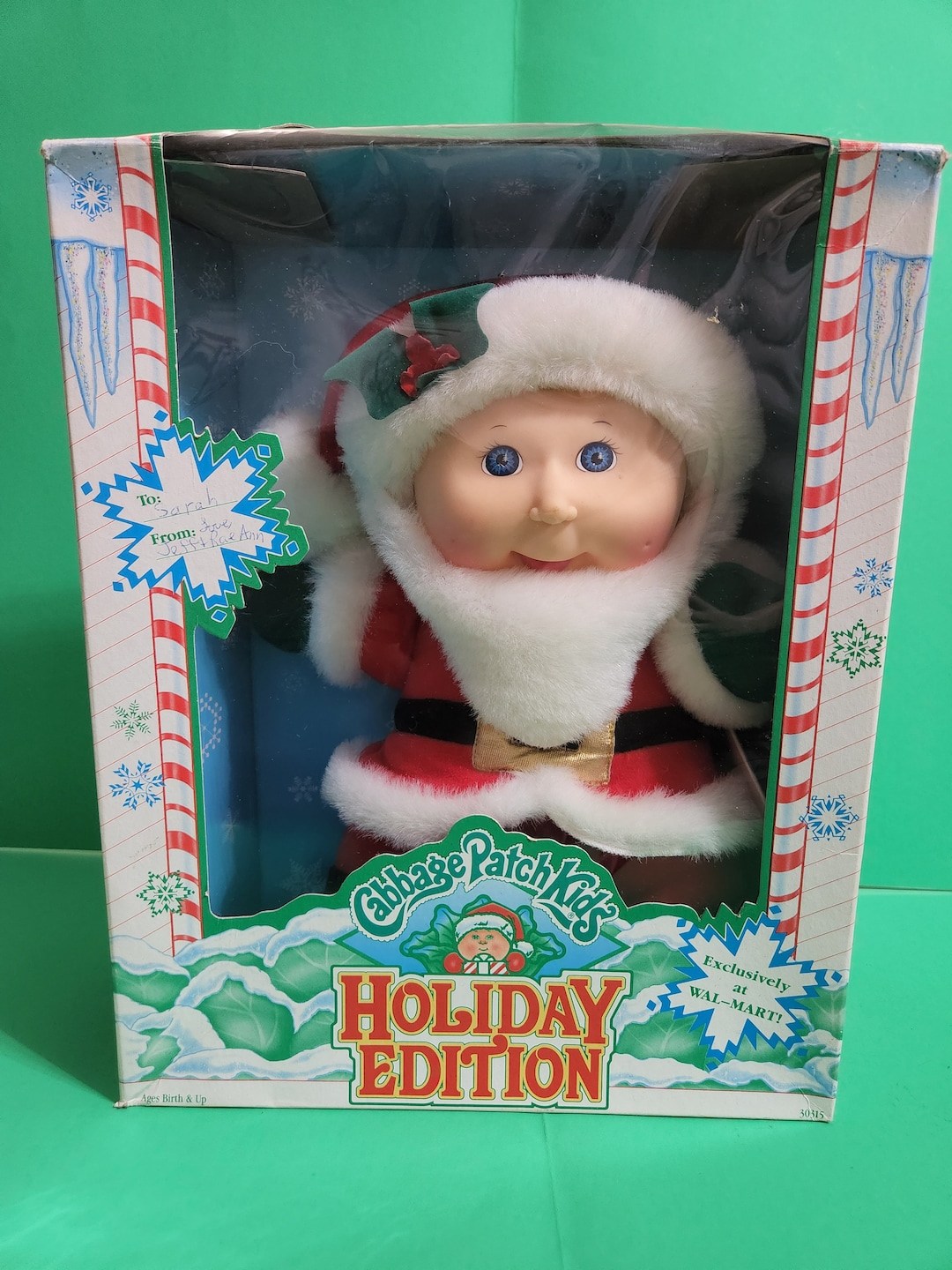 Cabbage Patched Kids Holiday Edition Santa Doll, 1992 **free Shipping ...