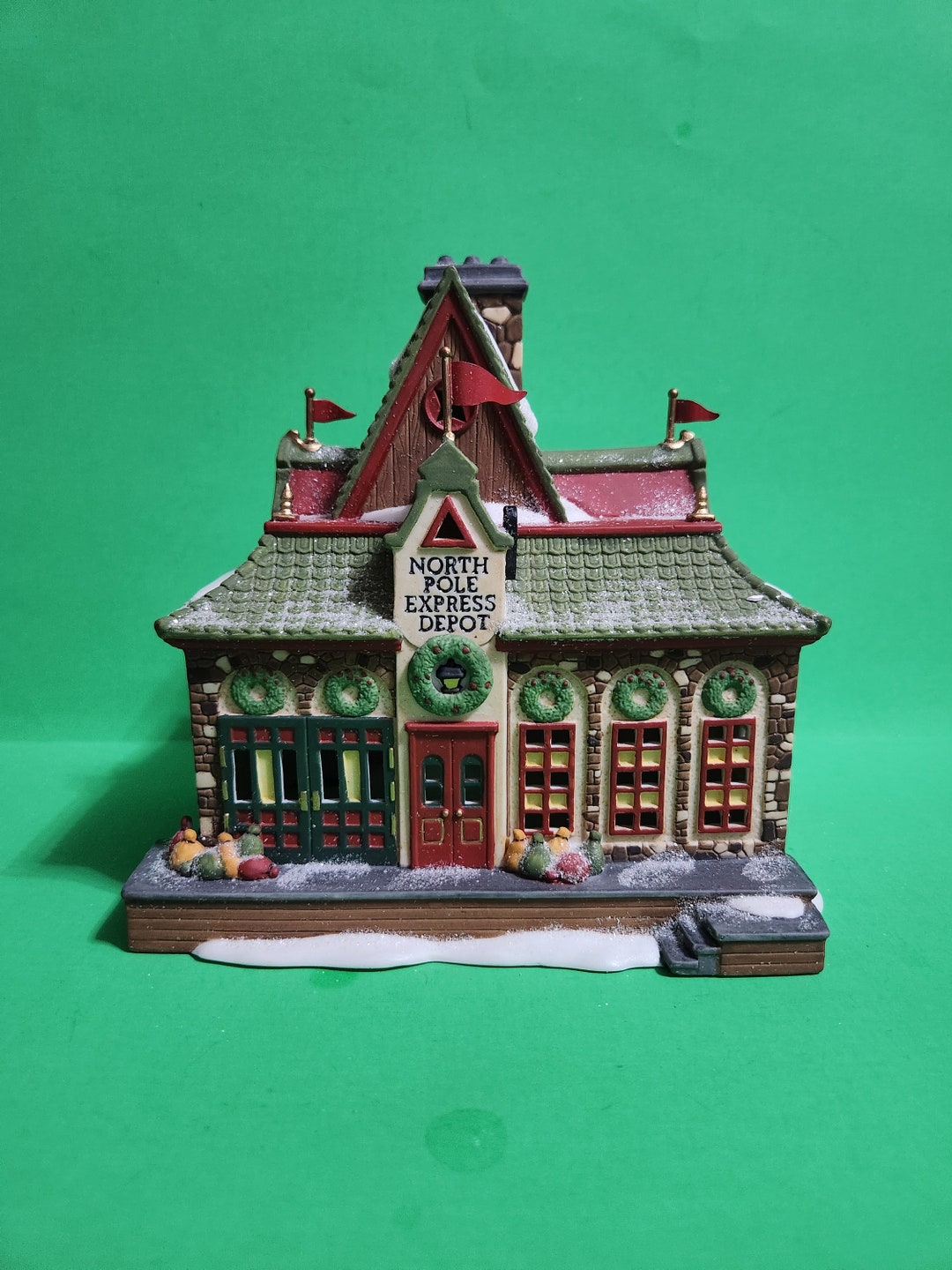 Department 56, the North Pole Series, North Pole Express Depot, 1998 - Etsy