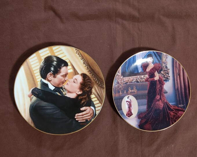 Various Gone With the Wind Plates, Numbered, the Bradford Exchange ...