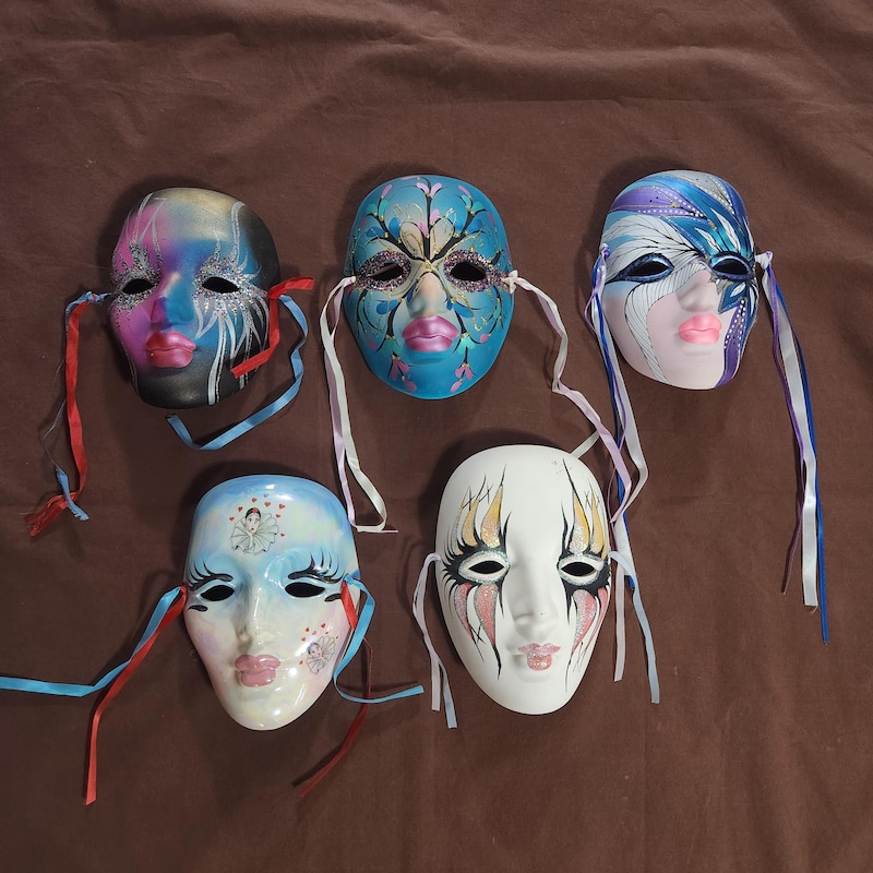 Porcelain Masks - Etsy