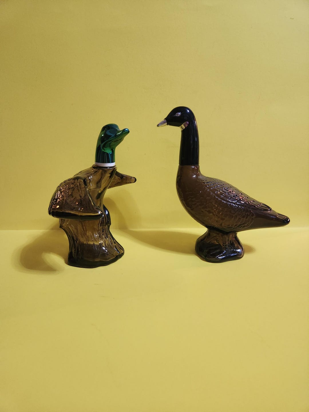 Set of 2 Avon Cologne Bottles Featuring a Mallard Duck and Canadian ...