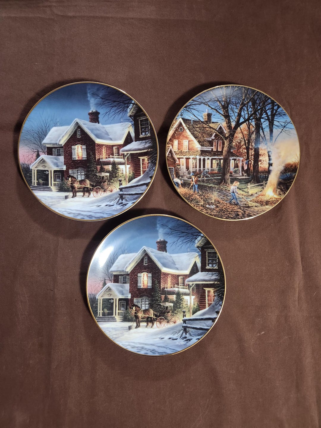 Various Terry Redlin Plates **free Shipping** - Etsy