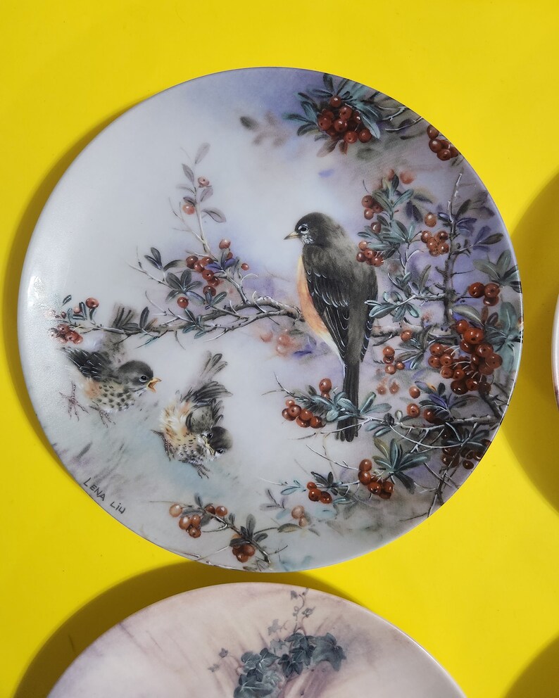 Various Bird Plates by Artists Lena Liu and Russell Cobane free ...