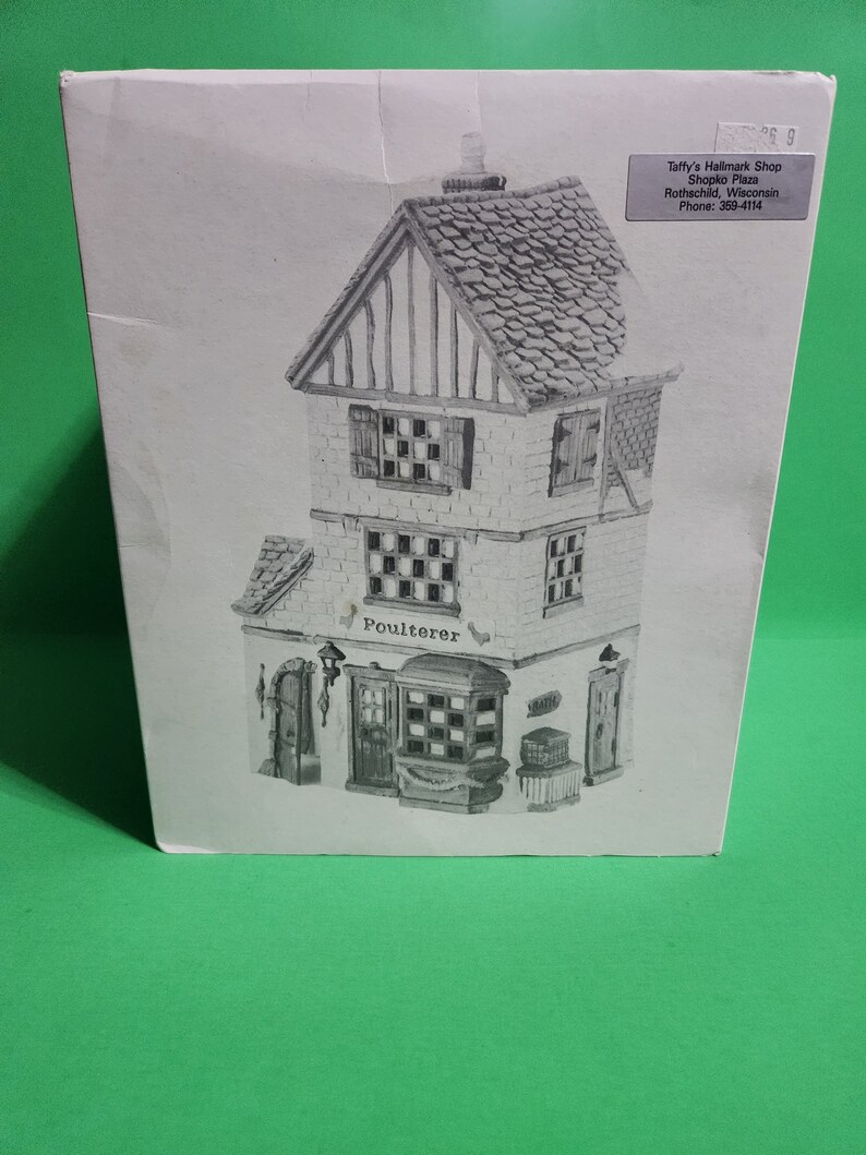 Department 56 Dickens' Village Series "poulterer, 1988, Made in Taiwan ...
