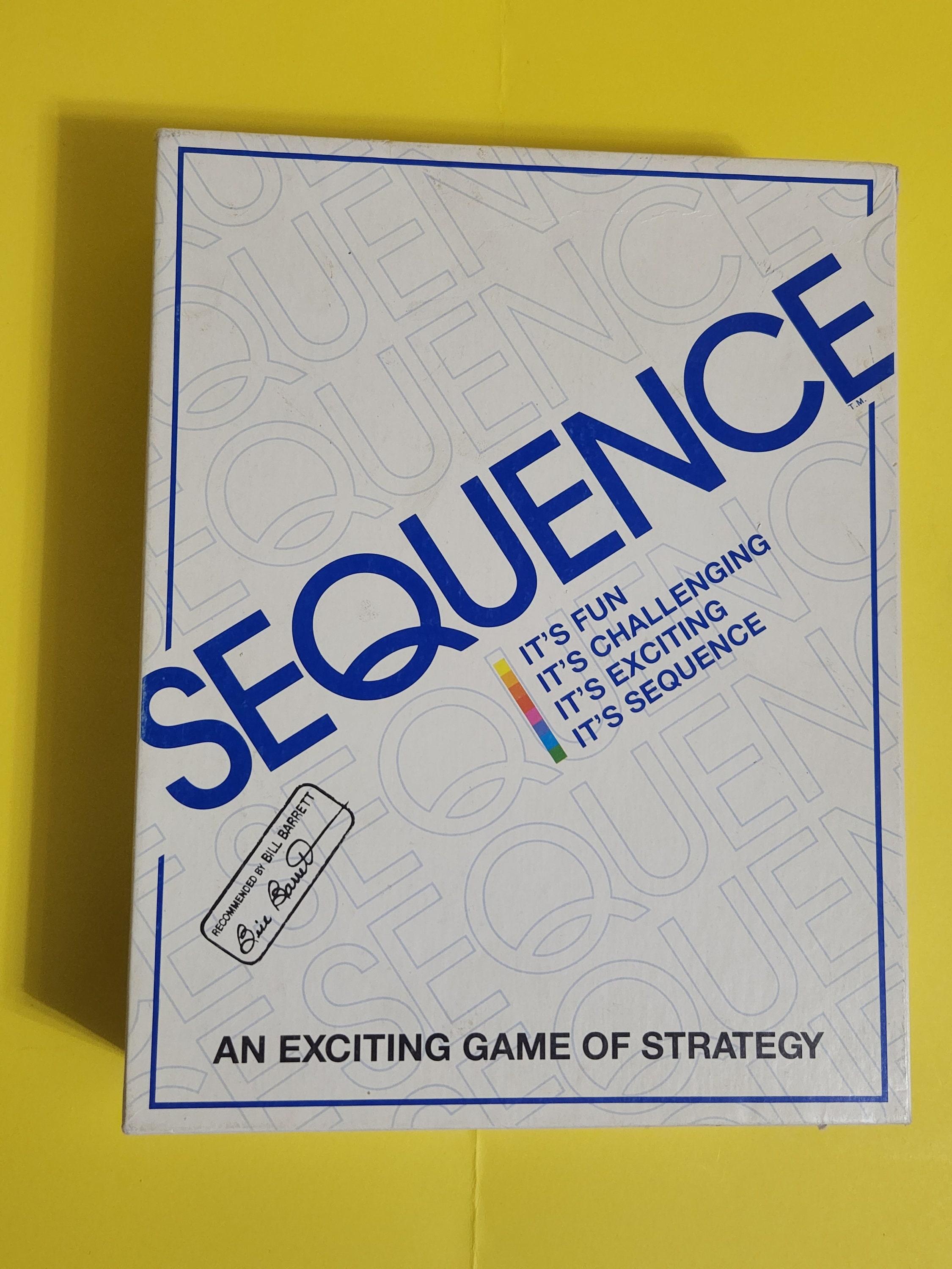 1994 Jax LTD., Inc Game of Sequence, an Exciting Game of Strategy, Made ...
