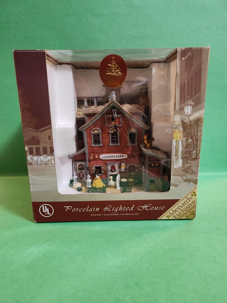 Lemax Village Collection Cooper's Barn Menards Exclusive, 2004 **free ...