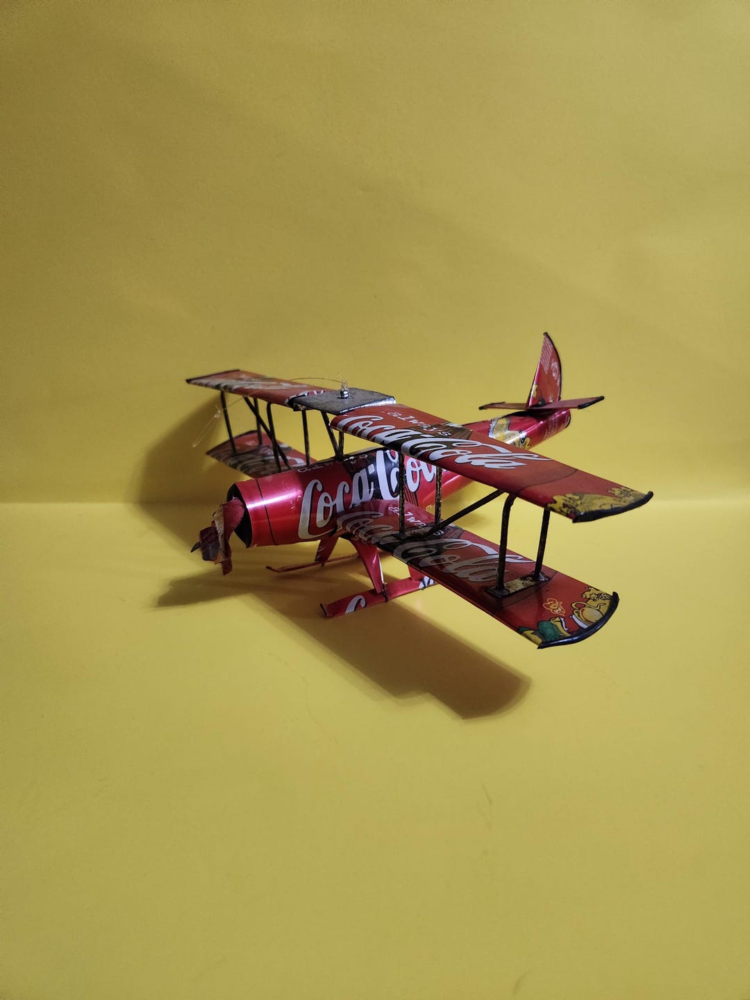 Folk Art Coca-cola Airplane Made Out of Recycled Coca-cola Cans From ...