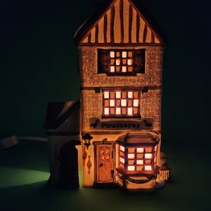 Department 56 Dickens' Village Series "poulterer, 1988, Made in Taiwan ...