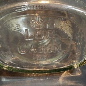 Various Collectible Glass Log Cabin Syrup Bottles With Cap **free ...