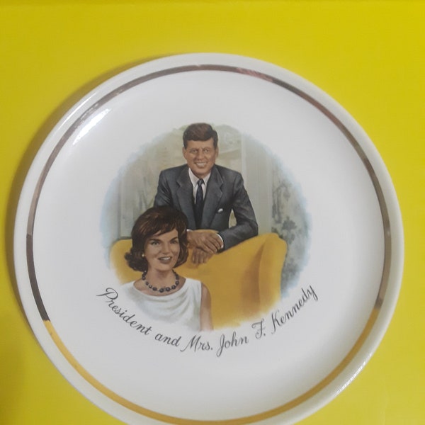 John F Kennedy Plate - Etsy