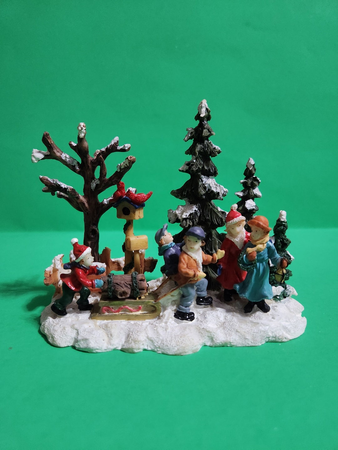 Enchanted Forest Christmas Village Kids Christmas Figurine, 1999 **free ...