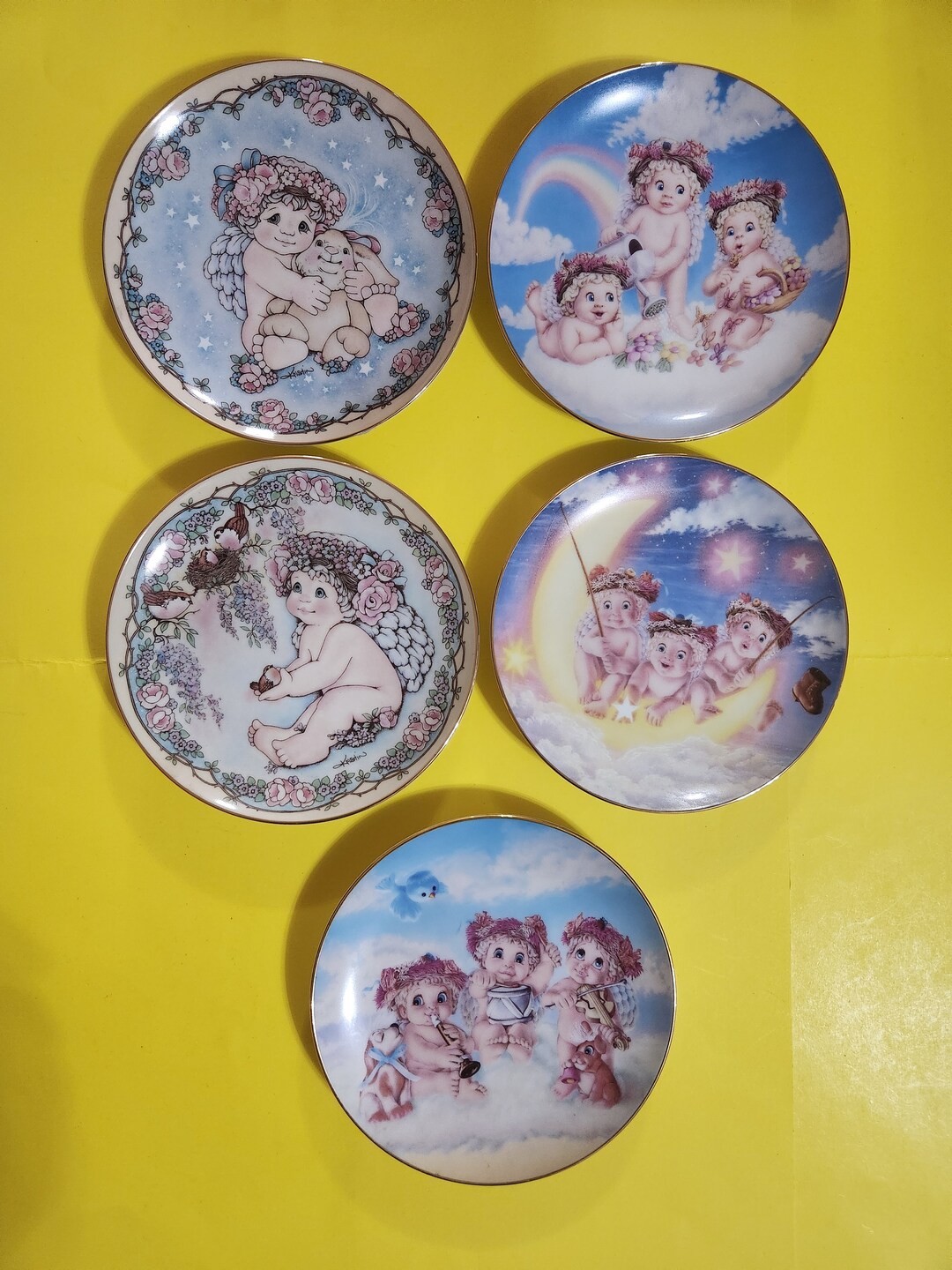 Various the Hamilton Collection Dreamsicles Plates With Coas, Made in ...