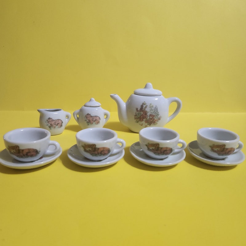 Bear Tea Set - Etsy