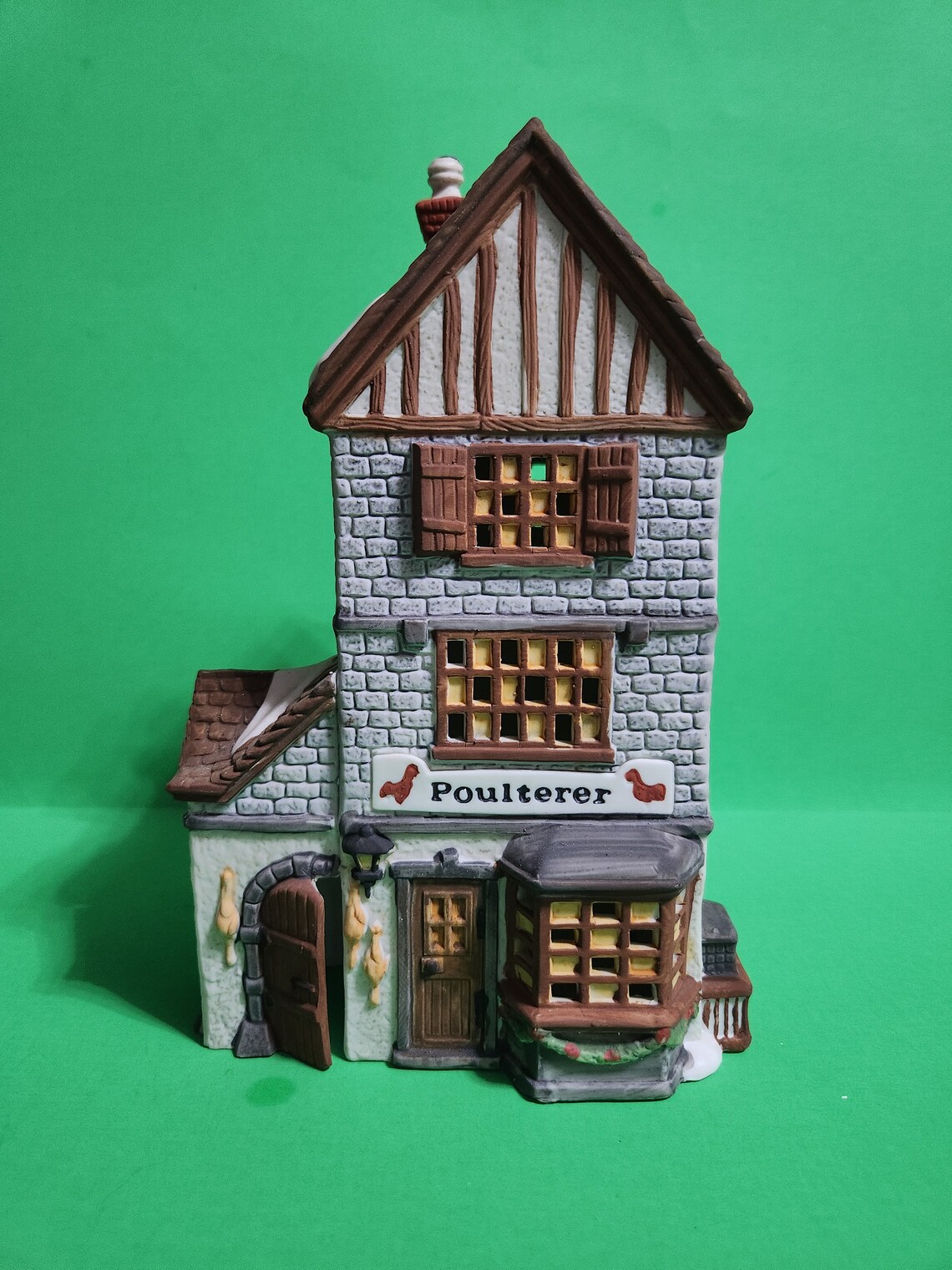 Department 56 Dickens' Village Series "poulterer, 1988, Made in Taiwan ...