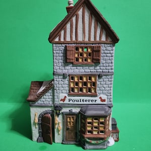 Department 56 Dickens' Village Series "poulterer, 1988, Made in Taiwan ...