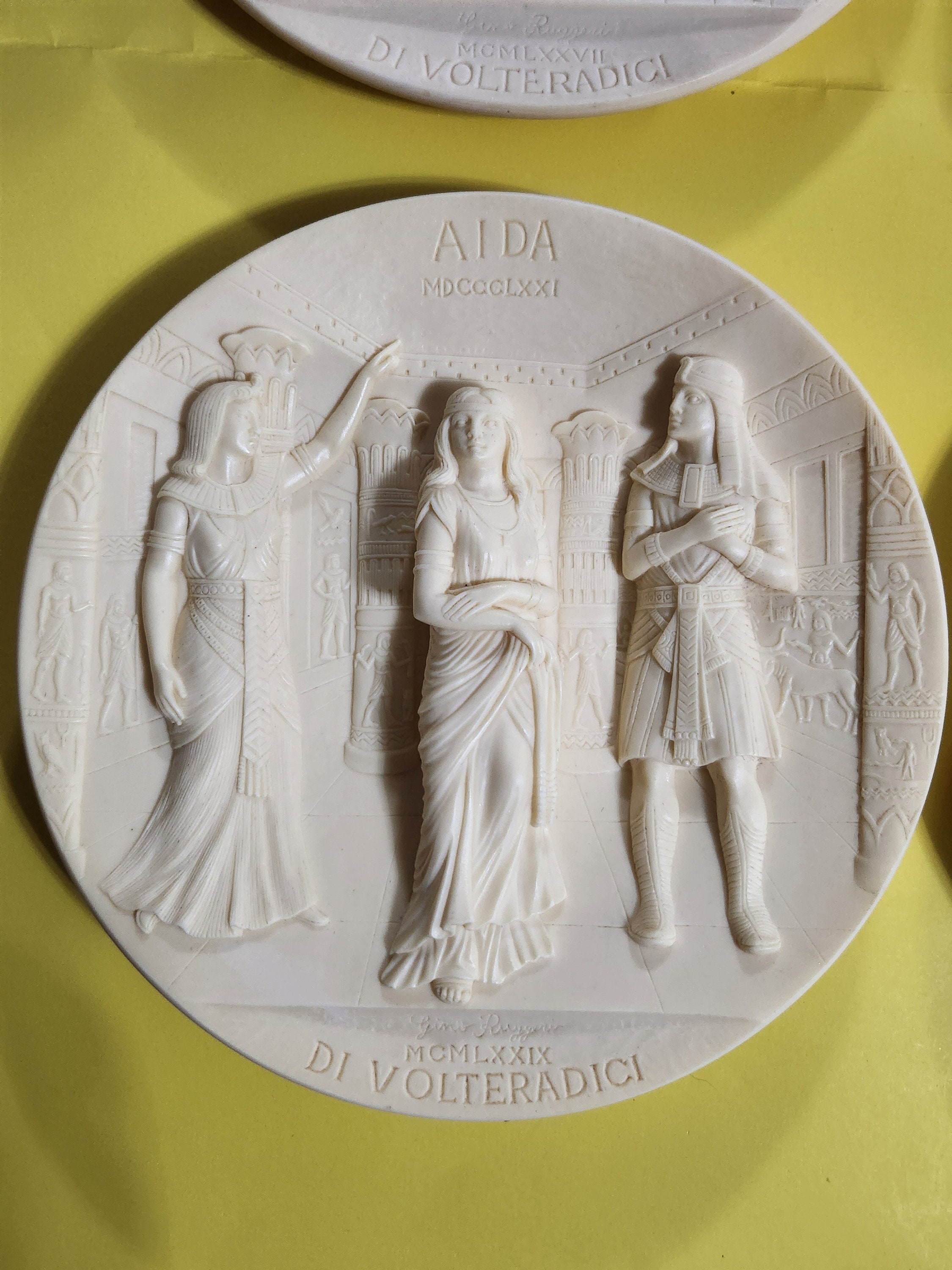 La Scala Grand Opera Alabaster Plates Made in Italy 1970s - Etsy