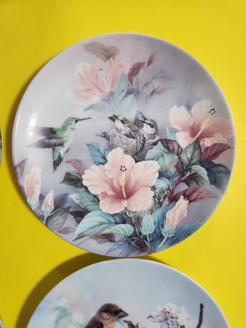Various Bird Plates by Artists Lena Liu and Russell Cobane free ...